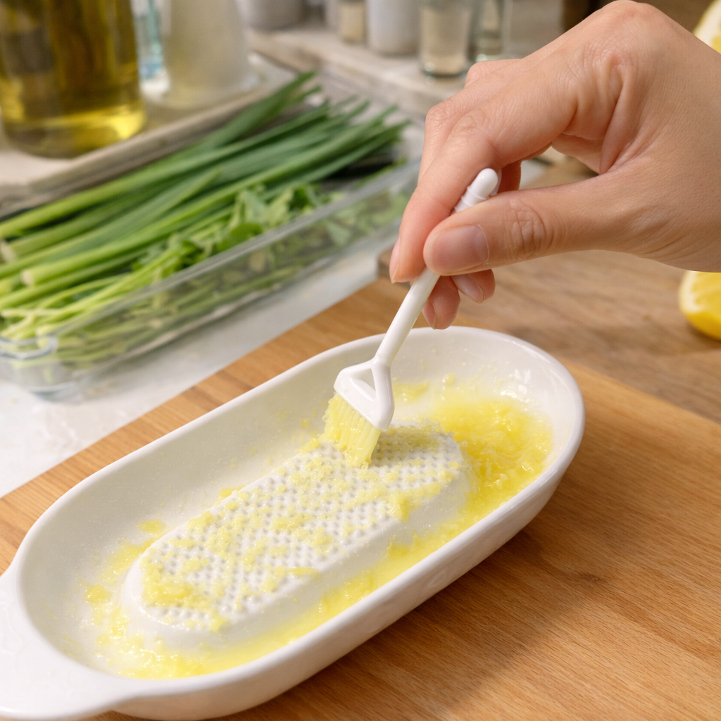 Ceramic Garlic Grater Plate