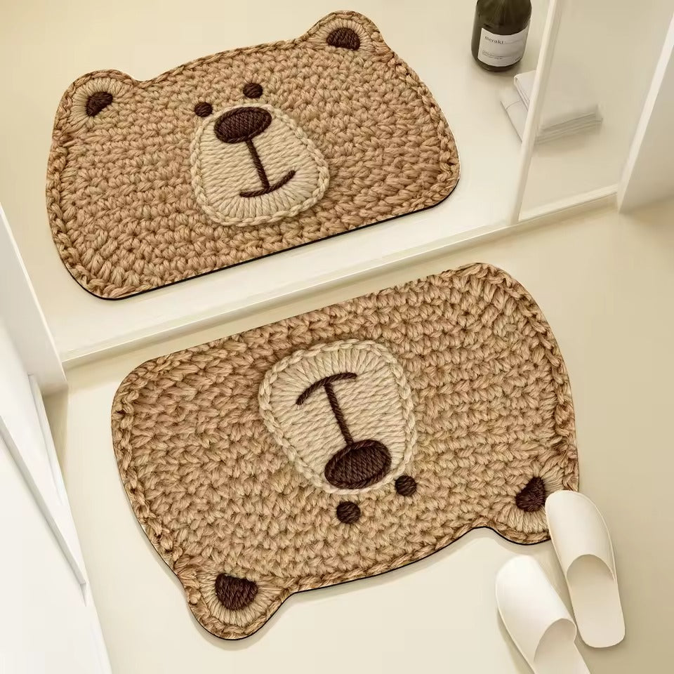 Teddy Face Comfort Floor Mat